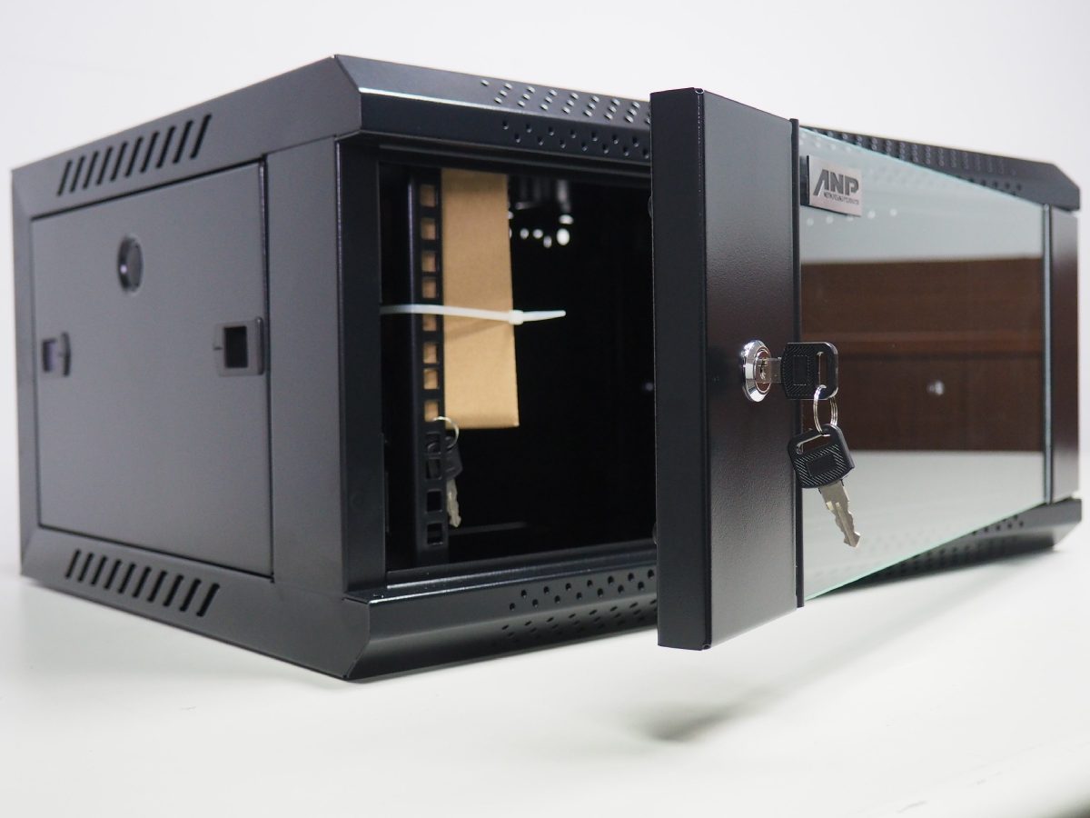 4U Wall Mount Single Section Cabine with 600mm Width 450mm Depth ...
