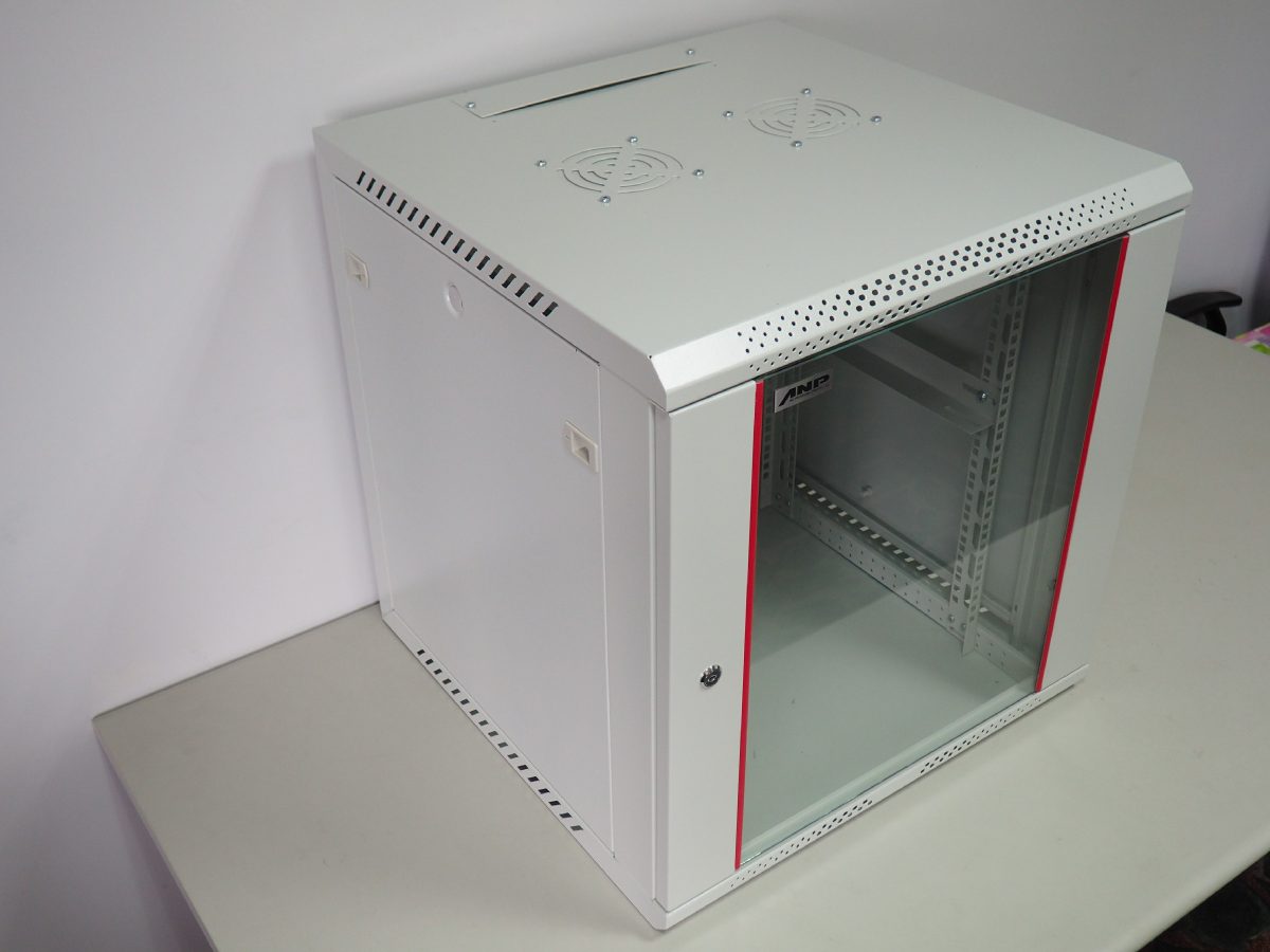 12U Wall Mount Single Section Cabine with 600mm Width 600mm Depth ...